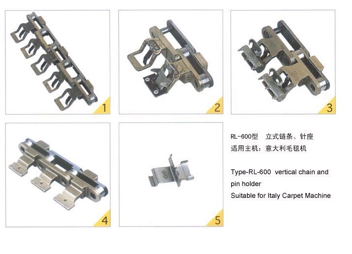 RL-600 Vertical Chain and Pin Holder for Italy Carpet Machine Various Stenter Machine Parts OEM