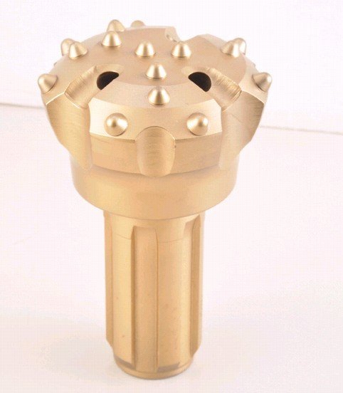 110mm, 150mm OD DTH Button Bits Rock Drilling Tool With 15 Buttons, 6 Splines, 3 Water Hole