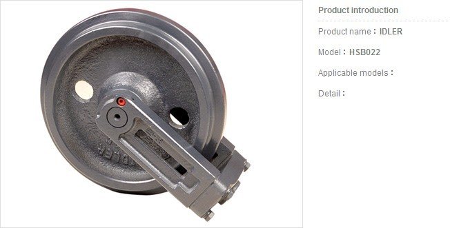 Front Idler Assy For Excavator Spare Parts, Excavator Parts Hyundai Front Idler Assy SHB015-SHB022