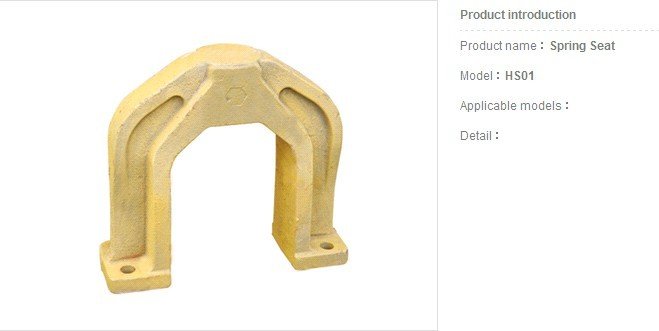 Excavator Spare Parts Spring Seat, Excavator Spring Seat HS01, E320 OEM / ODM
