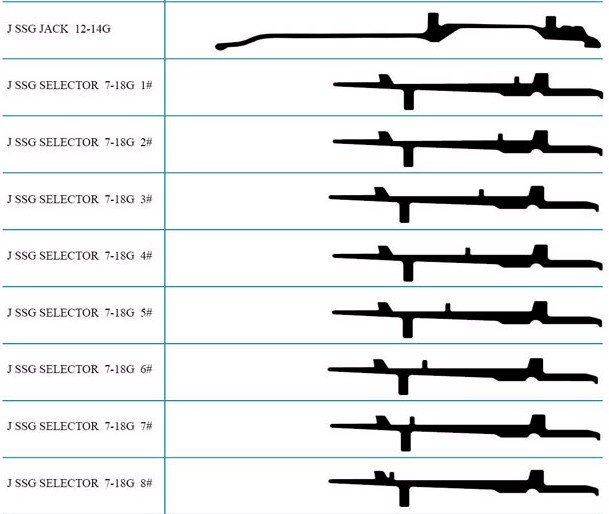 Flat Knitting Machine Needle Other Type Used In Various Knitting Equipment