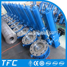 pneumatic operated triple eccentric butterfly valve, pneumatic valve
