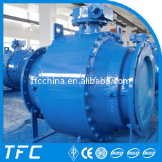 API 6D 3pc trunnion mounted ball valve