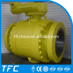 double flanged carbon steel gas ball valve