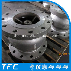 double flange axial flow non slam check valve