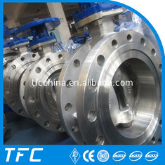 metal to metal seat flanged triple offset butterfly valve