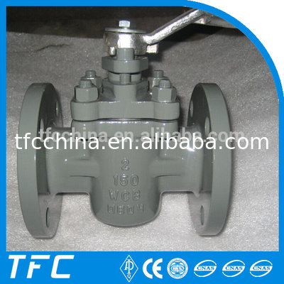 API 6D non lubricated stainless steel plug valve