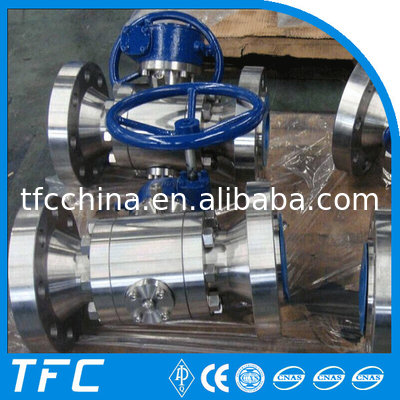 API 6D Double Flange Stainless Steel 304 Ball Valve, Electric Control Valve