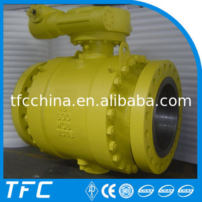 double flanged carbon steel gas ball valve