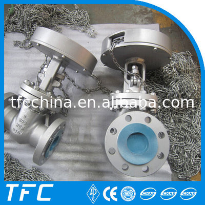 API 6D carbon steel chain wheel gate valve
