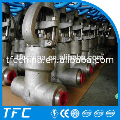 high temperature rising stem butt welded gate valve