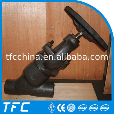 pressure seal Y type globe valve