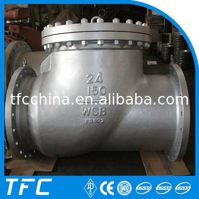 vertical installation non return swing check valve