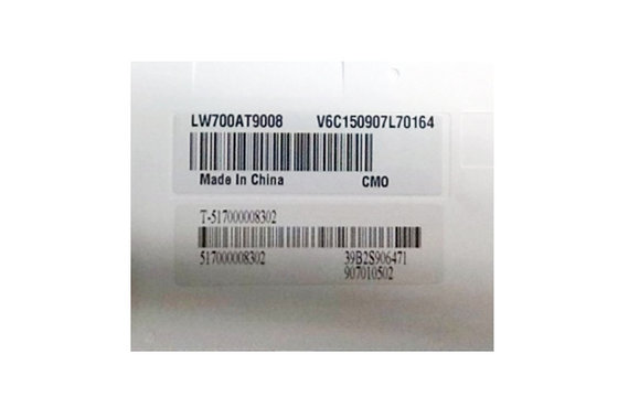 Innolux LW700AT9008 7" AG TFT LCD Module , 500nits Anti Glare Raw LCD Panel