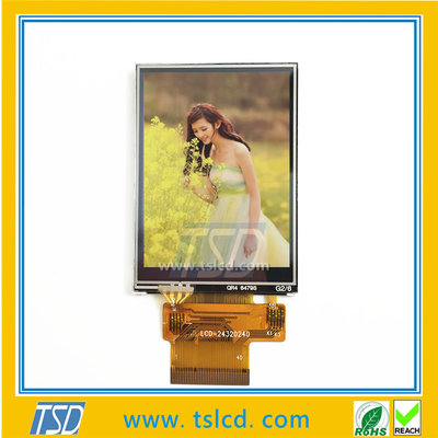 Top sale 2.4 inch QVGA TFT screen lcd module with ZIF FPC connctor with 4wires RTP