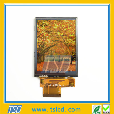 2016 hot selling 2.8 inch 240x320 dots TFT display 2.8'' LCD module with 4wires RTP