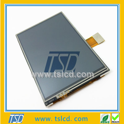 Low price 3.5inch 320x480dots color TFT display lcd module with 4wires resistive panel