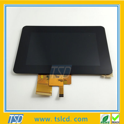 High brightness 5 inch  tft lcd display 800x480 resolution with CTP