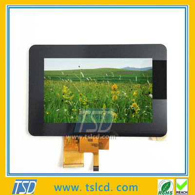 High brightness 5 inch  tft lcd display 800x480 resolution with CTP