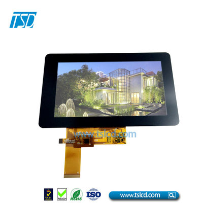 high brightness 7''inch 800X480 tft lcd  module with capacitive touch screen