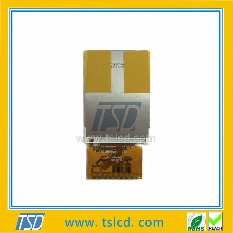 Promotional 2.8 inch QVGA 240x320 dots TFT display screen with resisitive touch panel