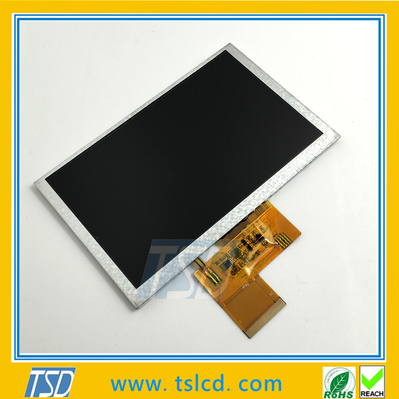 Best offer 5 inch 800x480 resolution tft lcd screen module with high brightness