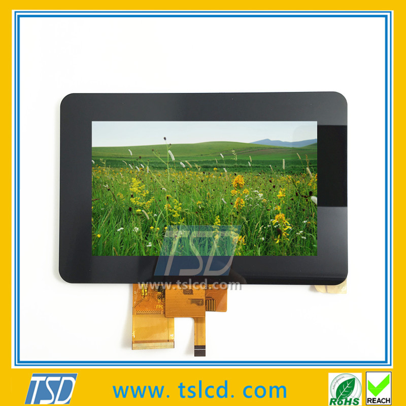 5 inch 800x480dots LCD display tft with capactive touch CTP