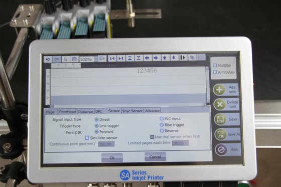 Kodierungs-Farbtintenstrahl-Drucker, drahtloses Tintenstrahl-Drucker-Bewegungsdaten-Drucksystem