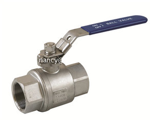 2pc ball valves stainless steel body light type API with high mounting pad