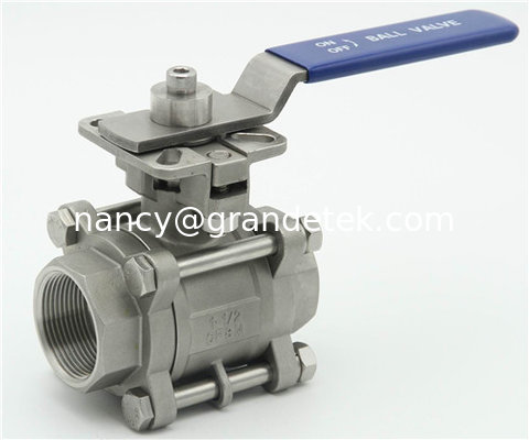 3PC ball valves stainless steel threaded/socket weld/butt weld connection supplier