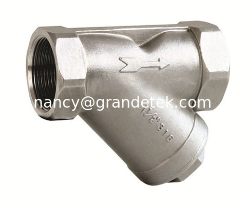 Y-spring check valves API CF8/CF8M 1/4''-3'' thresded connection supplier