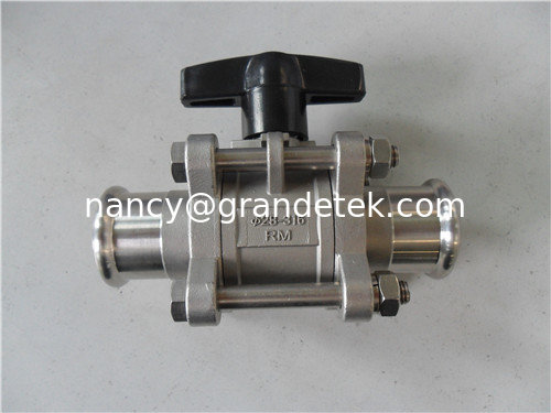 3PC ball valves threaded/socket weld/butt weld ball valvesd with high mounting pad supplier