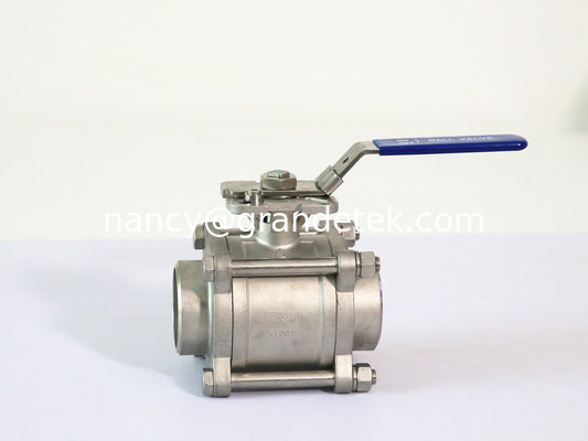 3PC ss socket welded ball valves PAI 1000PSI threaded ends from direct manufacture supplier