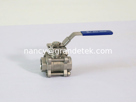 3PC ss socket welded ball valves PAI 1000PSI threaded ends from direct manufacture supplier