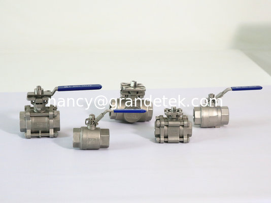 1PC ball valves with high mounting pad PAI 1000PSI threaded ends from direct manufacture supplier