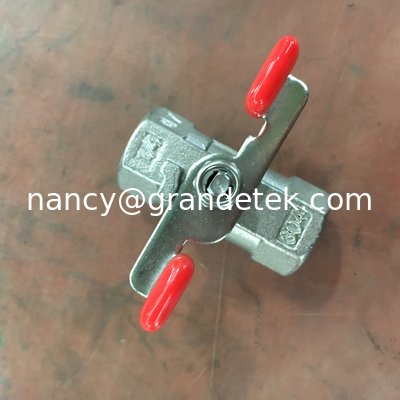 ISO 5211 Locking Handle Ball Valve Stainless Steel NPT Thread supplier