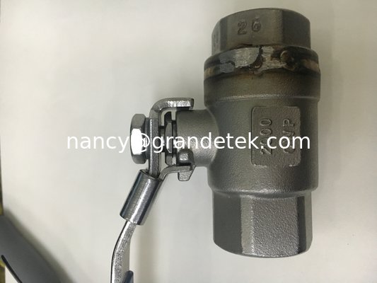 ISO 5211 Locking Handle Ball Valve Stainless Steel NPT Thread supplier