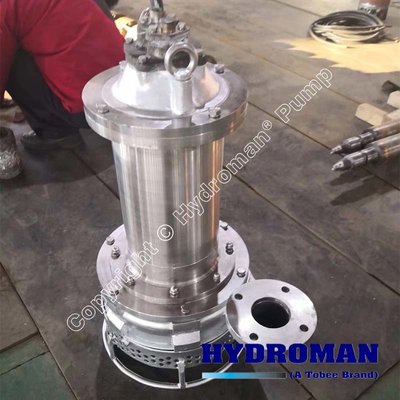 Hydroman™  submersible slurry pump with water jet ring