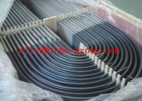 ASME B163 B677 Stainless Steel U Bends , Stainless Exhaust Tubing