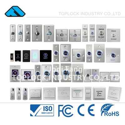 Electrical Access Control Electrci Door Push Button Swith With Security CCTV System Building Intercom System
