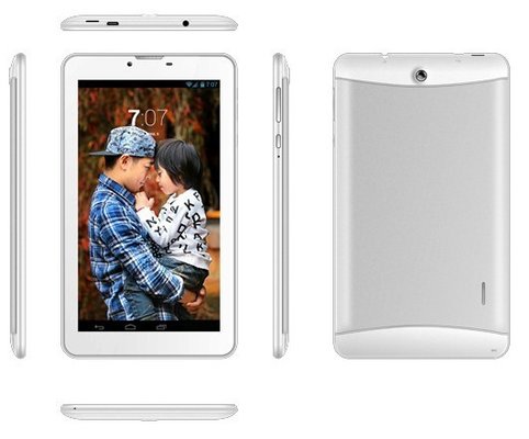 7개는 3G와 GPS PC MTK8312 이중 중핵 3G+GPS+BT+FM 인조 인간 4.2 OS를 메모장에 기입합니다