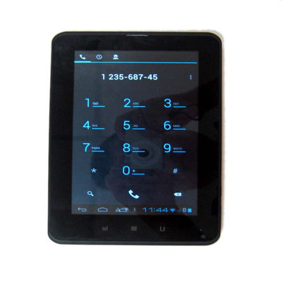 Lithium-Ion 3700mah White Tablet Pc With Phone Calling Support Keyboard