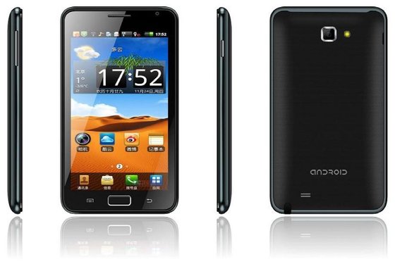 MTK6575 CPU 5.3 Inch Touchpad Mobile Phones , Android Wifi Mobile Phones