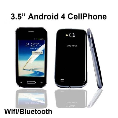 1Ghz Dual Core Touchpad Mobile Phones , Unlocked CellPhone Wifi GPS