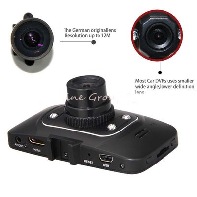 TFT Screen Car Blackbox DVR , Vehicle Camera G-sensor HDMI HD 1080P