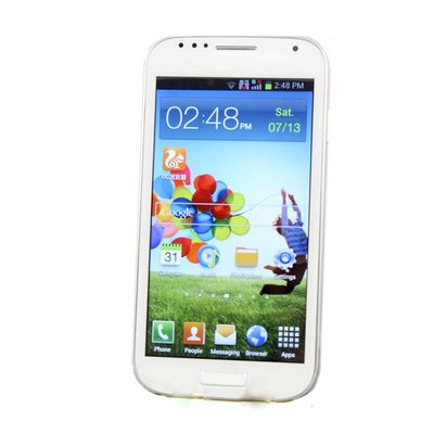 5.0 inch TP Screen Touchpad Mobile Phones , White with 3G Bluetooth WiFi