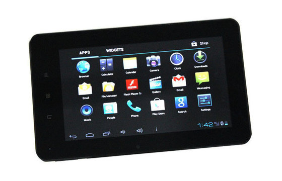 4GB / 8GB / 16GB Google Android 2.3 7 Inch Tablet PC With Phone Capability , WiFi, Camera