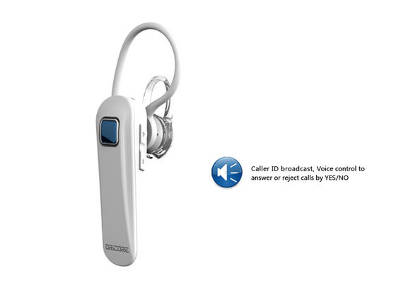 Wireless In Car Bluetooth Headset Bluetooth 4.0 Earphone With Intelligent Voice Alert