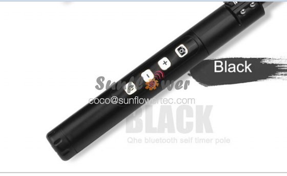 Mobile phone accessories Selfie Monopod Sticker with Remote Control on the Handle