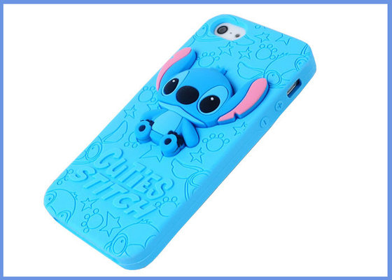 Lovely Mobile Phone Accessory 3D Silicone Stitch Cartoon Frame For IPhone 6